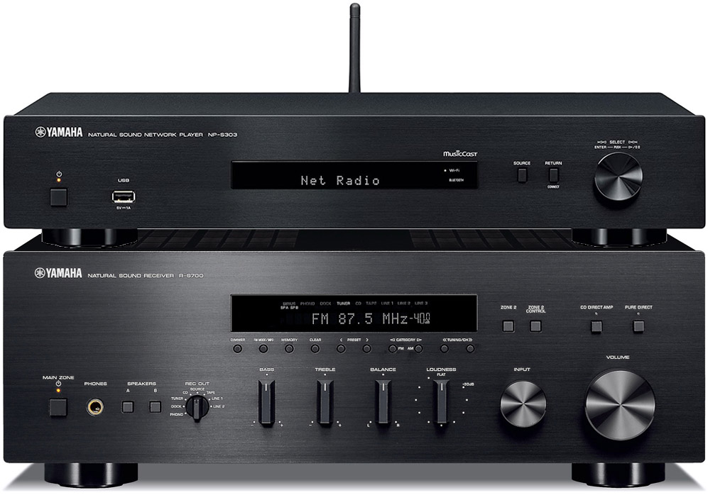 Yamaha R-S700 + NP-S303 - Audionet